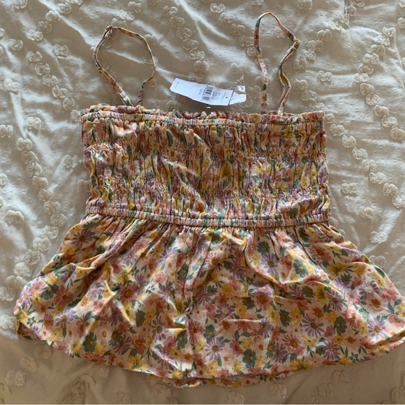 American Eagle Outfitters | Tops | Nwt American Eagle Outfitters Floral Tank Top Spring Break Xs ...
